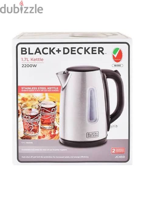 Black And Decker 17l Concealed Coil Stainless Steel Kettle Jc450