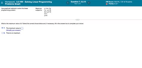 Solved Homework HW Solving Linear Programming Chegg