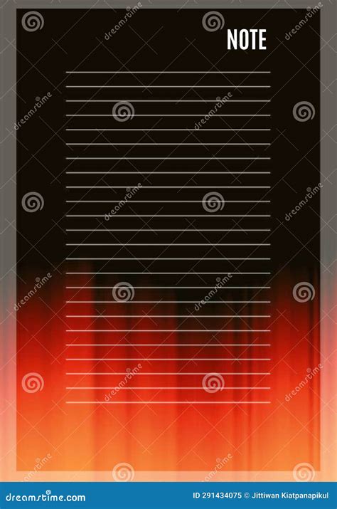 Colored Note Lined Writing Paper Template Graphic Design Background