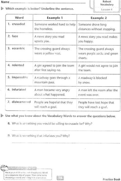 Mrs Hammerbergs Reading Class Homework Due 9 24 5th Grade