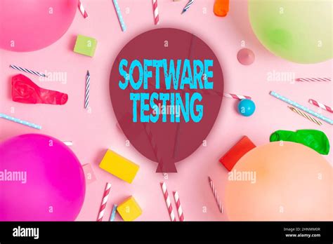Conceptual Display Software Testing Business Showcase Evaluate The Functionality Of A Software
