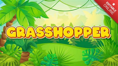 Grasshopper Text Effect Generator Textstudio