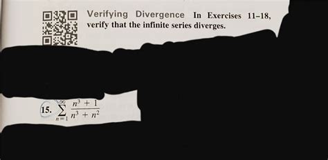 Solved Verifying Divergence In Exercises 11 18 Verify That