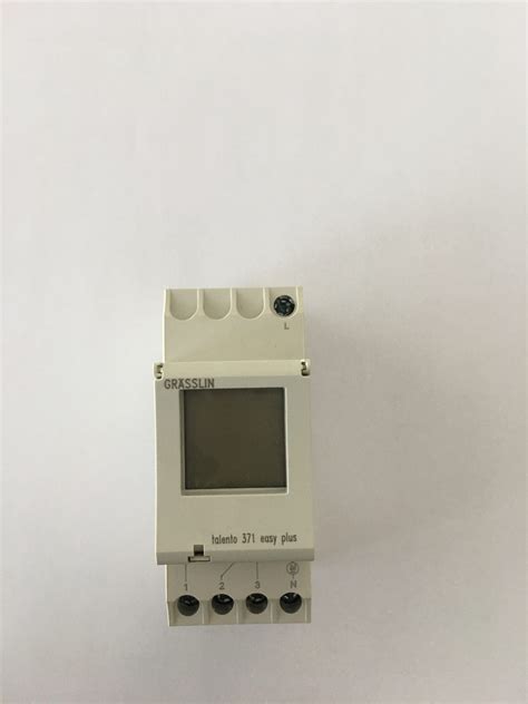 Grässlin Timer Temporizzatore 24 Ore 7 Giorni Talento 371 Easy Plus