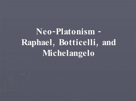 Neoplatonism Ppt