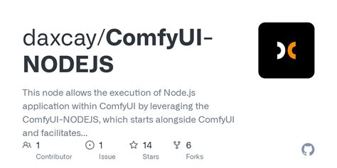 Github Daxcaycomfyui Nodejs This Node Allows The Execution Of Node
