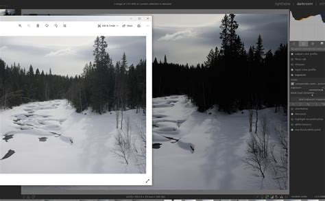 Dt Darkroom Much Darker Than Export And Lightable View Inputoutput