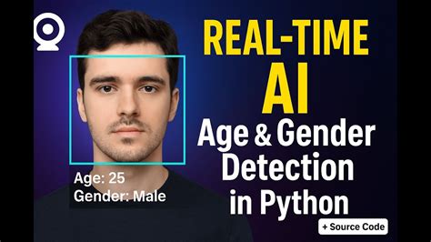 Real Time Age And Gender Detection In Python Ai Cv Face Recognition