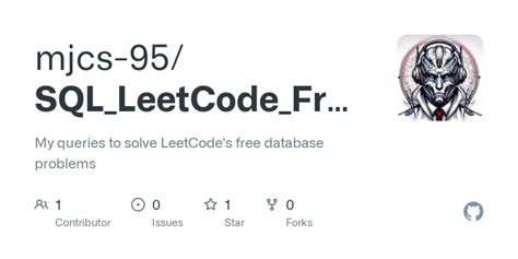 Sqlleetcodefreesolvedqueriessql At Main · Mjcs 95sqlleetcode