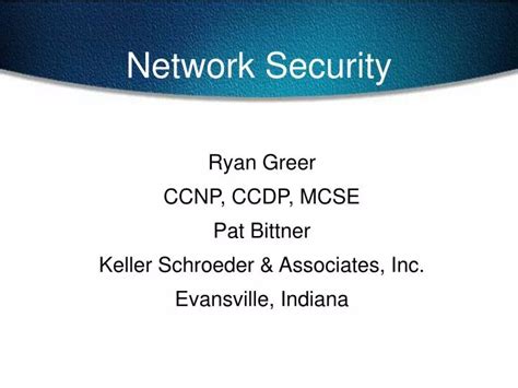 PPT Network Security PowerPoint Presentation Free Download ID