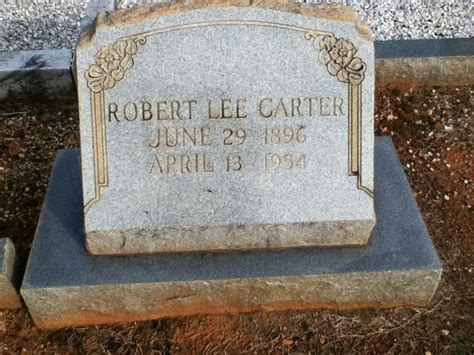 Robert Lee Carter 1896 1954 Find A Grave Memorial