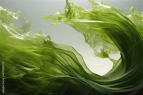 Bioplastics From Algae Concept Icon Stock Illustration Adobe Stock