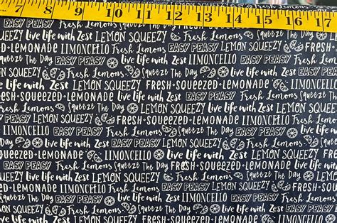 Michael Miller Fabrics Lemon Fresh By Monkey Mind Designs Easy Peasy