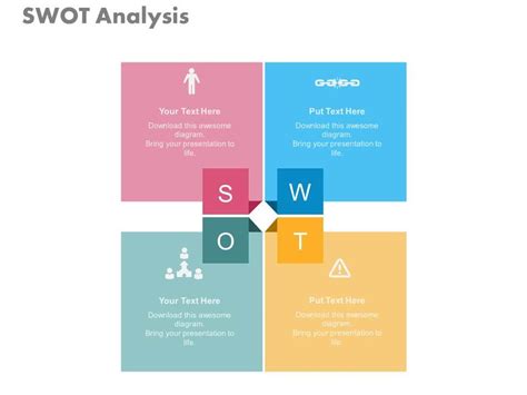 View Swot Analysis For Project Management Flat Powerpoint Design