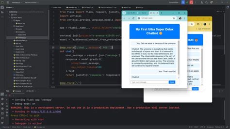 throwback ai flask vertexai chatbotdevelopment learningjourney