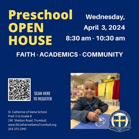 Apr 3 Preschool Open House Trumbull Ct Patch