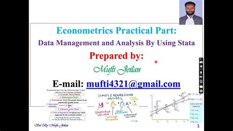 Data Analysis By Using Stata Software Youtube