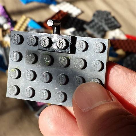 sorting used bricks a lego block with a unique feature