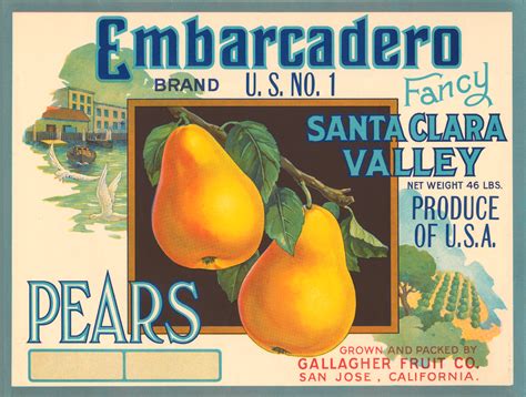 Vintage Fruit Crate Labels Collection Free Weekly Graphics