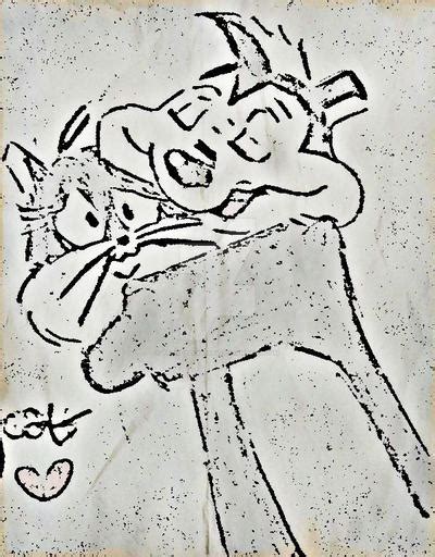 Pepe Le Pew And Penelope Kissing By Trendylina1994 On Deviantart