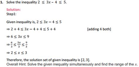 NCERT Solutions For Class Maths Chapter Linear Inequalities Miscellaneous Exercise NCERT MCQ