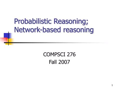 Ppt Probabilistic Reasoning Network Based Reasoning Powerpoint Presentation Id774822 Ppt Probabilistic Reasoning Network Based Reasoning Powerpoint Presentation Id774822