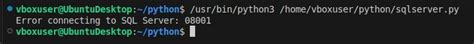 Step By Step Tutorial Connect To Sql Server Using Python On Ubuntu