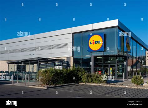 Exterior View Of A Lidl Supermarket Lidl Is A German International Discount Retailer Chain