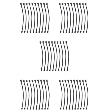 50pcs 4 Pin Pwm Fan Extension Power Cable Connector Case Male To Female