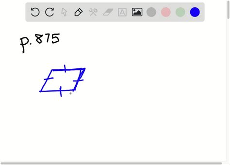SOLVED A Is A Parallelogram With Four Sides Of Equal Length Numerade