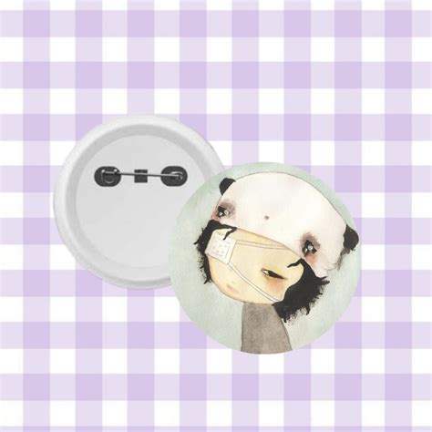 Japanese Modern Art Aesthetic Tinplate Pin Cute Button Pins