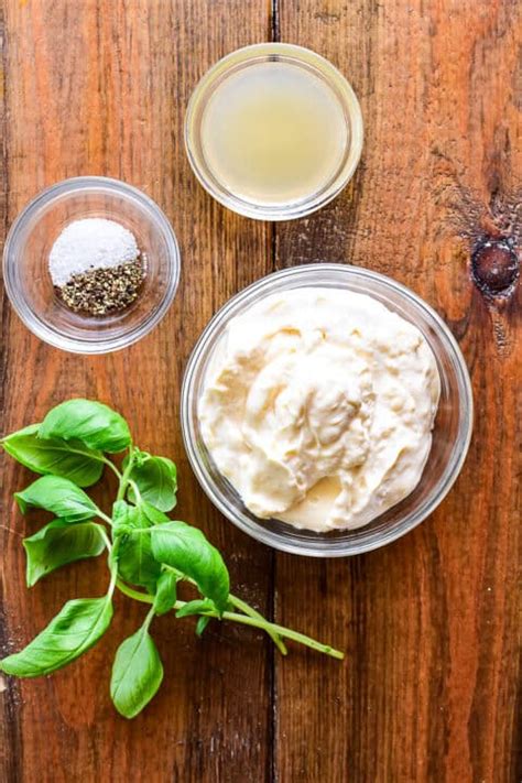 Basil Aioli Lemon Tree Dwelling