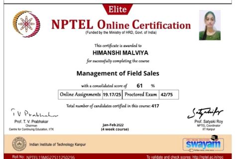 Himanshi Malviya On Linkedin Successfully Completed Training