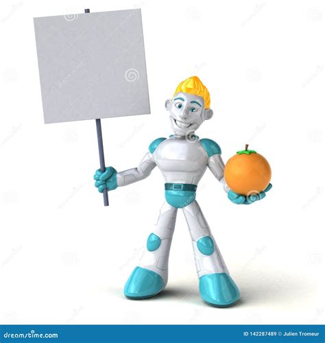 Robot 3d Illustration Stock Illustration Illustration Of Intelligence 142287489