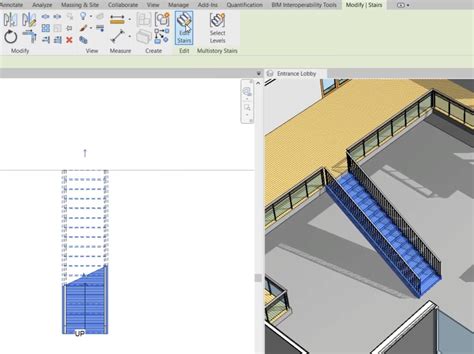 Stairs And Railings Layout And Design In Revit Adding Landings And Constraints To Stairs