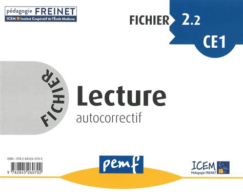 Fichier Lecture Ce1 2 2 Pemf Bpe