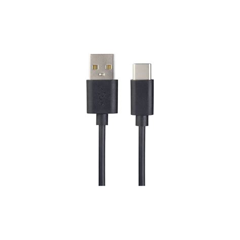Кабель PERFEO USB2.0 A вилка - USB Type-C вилка черный длина 1 м. бокс ...