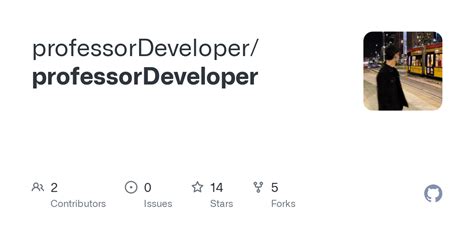 GitHub ProfessorDeveloper ProfessorDeveloper