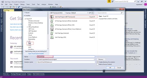 Unit Test Using Mstest And Nunit Learn By Exapmple
