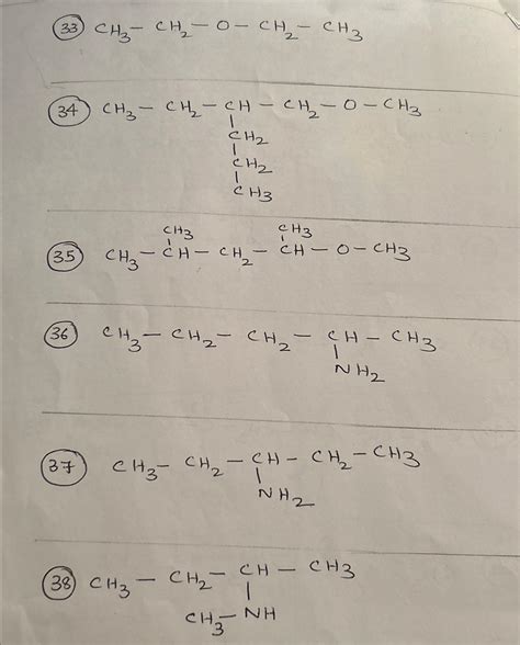 Solved Write The IUPAC Name For Each One Please Chegg Com