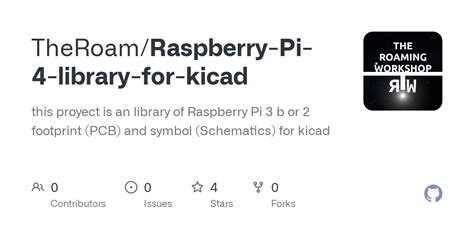 Github Theroam Raspberry Pi 4 Library For Kicad This Proyect Is An Library Of Raspberry Pi 3