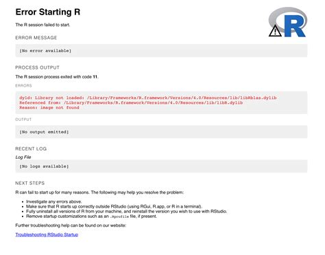Error Starting R Need Help Solving This Issue R Rlanguage