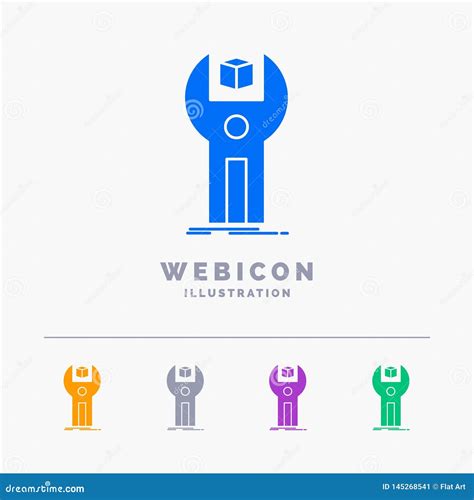 Sdk App Development Kit Programming 5 Color Glyph Web Icon Template
