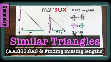 Similar Triangles Aa