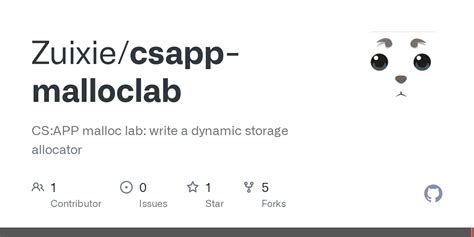GitHub Zuixie Csapp Malloclab CS APP Malloc Lab Write A Dynamic Storage Allocator