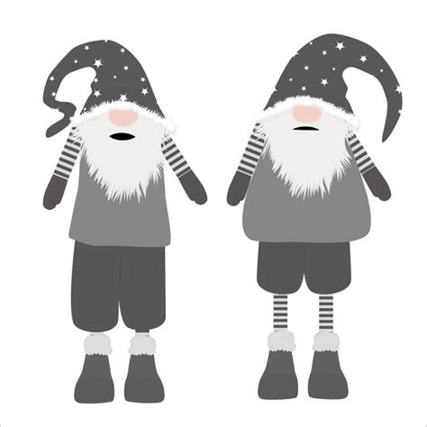 Premium Vector New Year Dwarfs