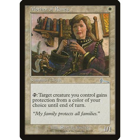 Mother Of Runes สภาพ Ex ชุด Urzas Legacy การ์ด Magic The Gathering
