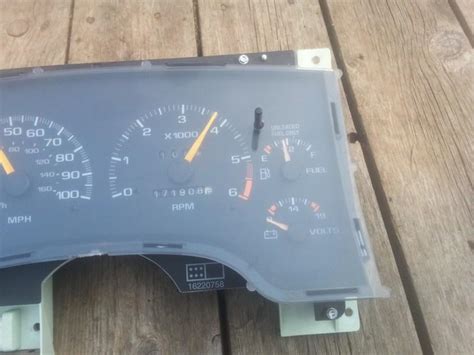 Purchase 1997 S10 S15 Gmc Jimmy 2dr 4x4 4 3l Speedometer Gauge Cluster 16206745 170k In Arena