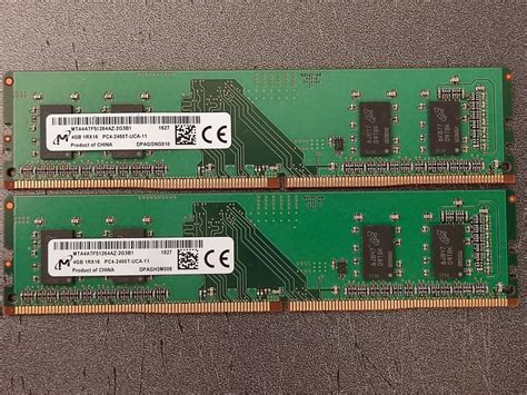 8 Gb Micron Ddr4 2400 Mhz 19200u Ram Kit Memory Gebraucht In Thundorf Für Chf 12 Mit