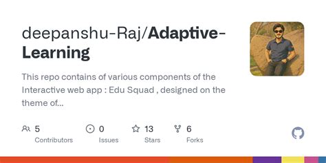 GitHub Deepanshu Raj Adaptive Learning This Repo Contains Of Various Components Of The